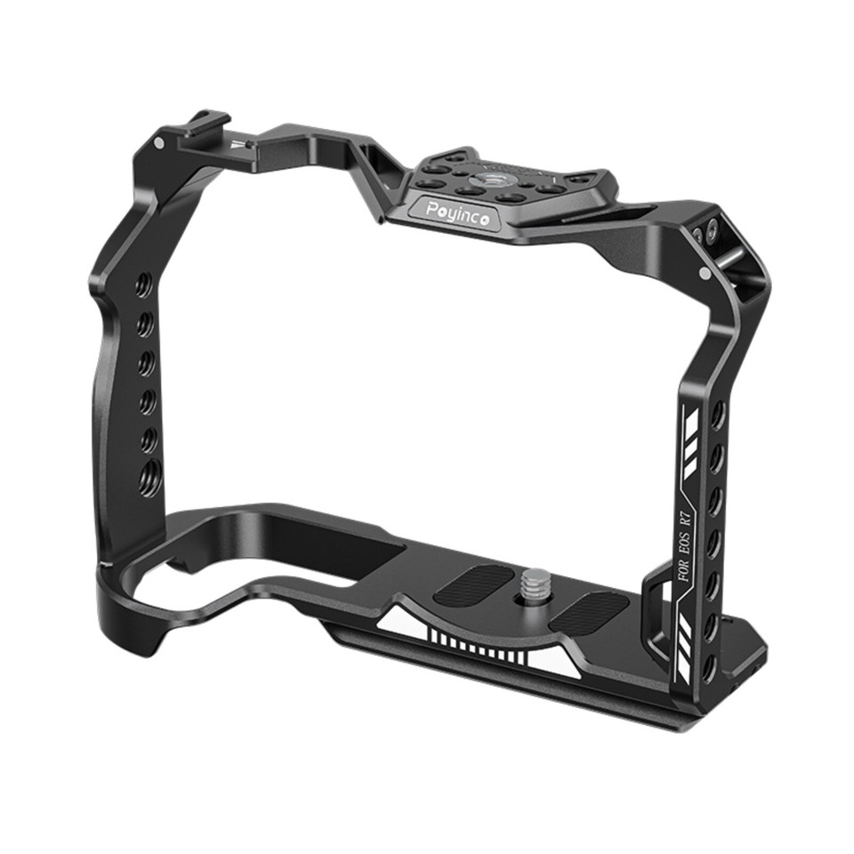Full Camera Cage for Canon EOS R7 Quick Release Camera Cage with Cold ...