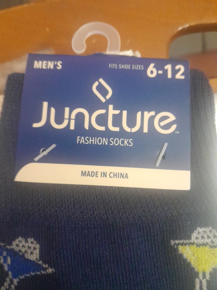 NEW Juncture Crew Socks Martini Outer Wear Socks | eBay