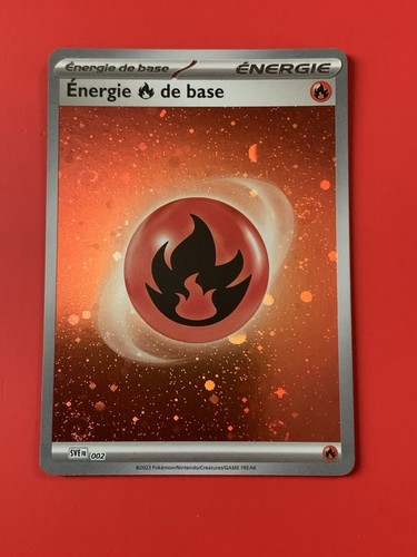 Carte Pokemon ENERGIE FEU 002 HOLO SVE EV3.5 MEW 151 FR NEUF | eBay