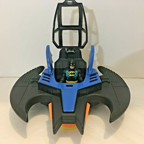 Fisher Price Imaginext Bat wing Disc Shooter w/ Batman Figure and 3 ...