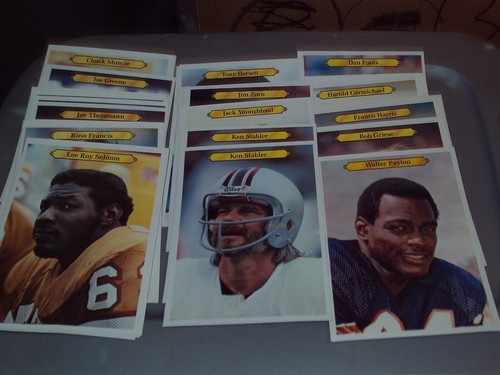 1980 TOPPS SUPER 5X7 FOOTBALL CARD LOT OF 53 CARDS | eBay