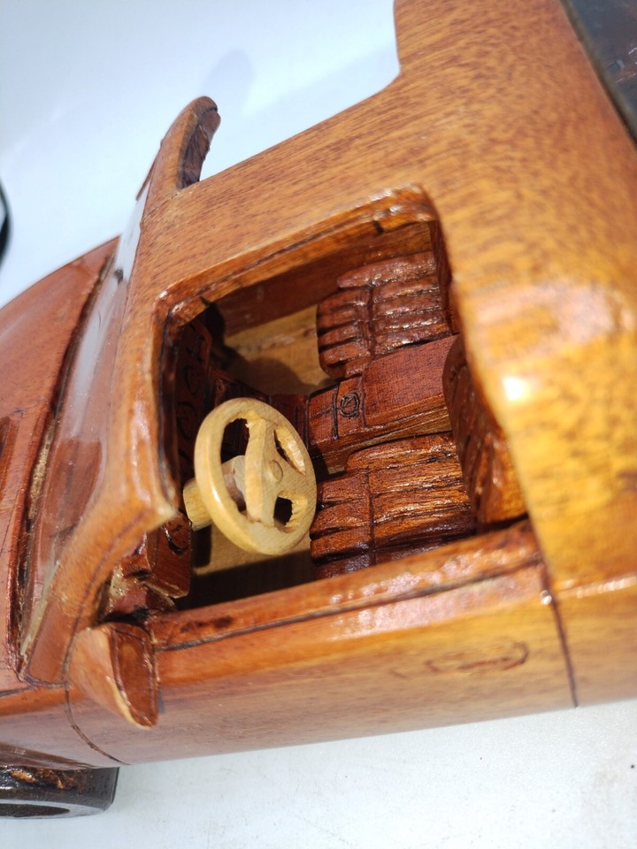 1982 Trans-am Wood Carved Crafted Model Model 12"X5". Maker Signed ...