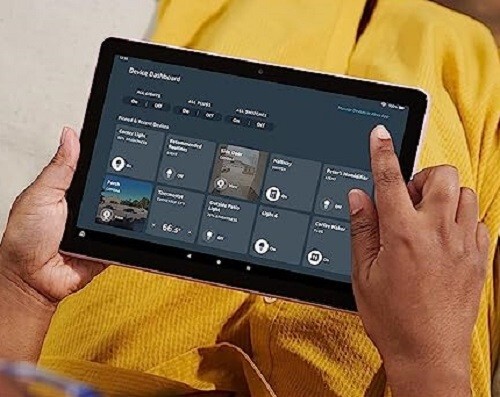 BIG Amazon Fire HD10 Tablet, 9th Gen, VG Cond, Model M2V3R5, **TESTED ...