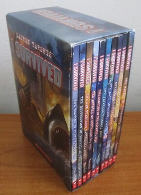 LOT OF 10 I SURVIVED CHAPTER BOOKS BOX SET BY LAUREN TARSHIS ...