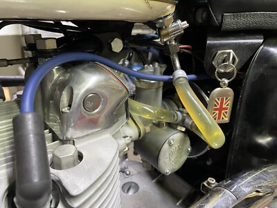 Triumph T100 500 TR6 650 Fuel Petrol Gas Line Single Carb 1963-67 82 ...
