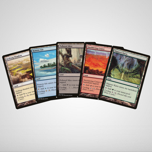 FULL SET of Cycling (2) Lands 5x Nonfoil MTG Magic the Gathering EDH ...