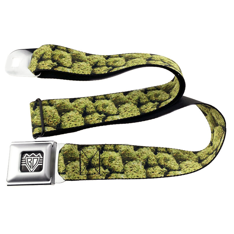Nuggets Stacked Vivid Marijuana Weed Nugs Seatbelt Style Seat Belt ...