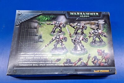 Warhammer 40K Grey Knight Space Marine Terminators 57-07 (2003) Metal ...