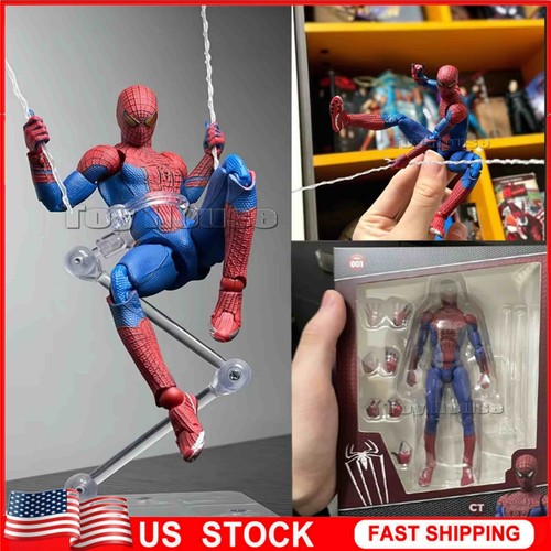 CT Toys MAFEX No. 001 The Amazing Spider-Man 6in Figure Andrew Garfield ...