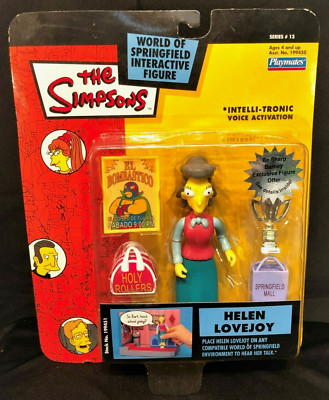 The Simpsons World of Springfield "Helen Lovejoy" Interactive Figure ...