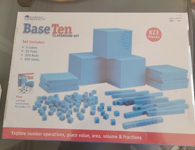 Learning Resources Plastic Base Ten Class Set | eBay