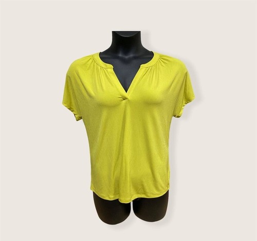 Jones New York Citronelle Yellow Shirt Size Large Career Top Work ...