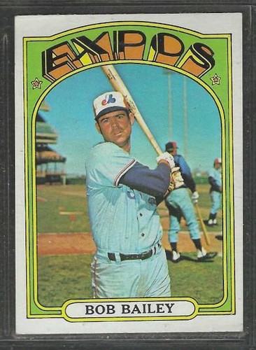 1972 TOPPS SEMI HI # 526 BOB BAILEY EXPOS EX/NM | eBay