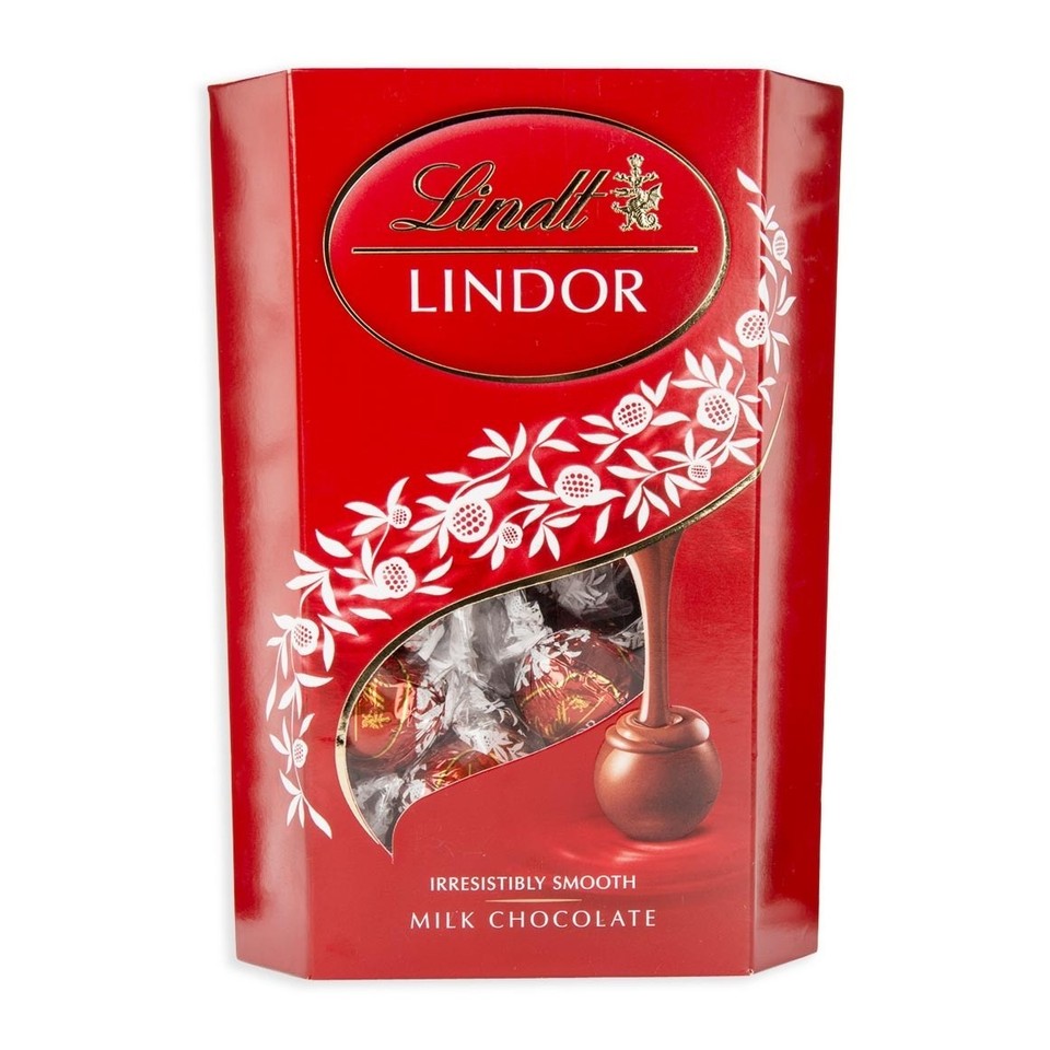 LINDT LINDOR Milk Chocolate Balls with Cream Filling Made in Swiss 200g ...