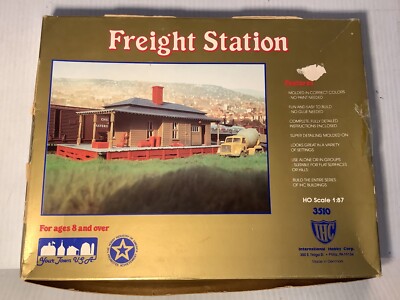 IHC 3510 HO Freight Station Model Railroad Building Kit | eBay