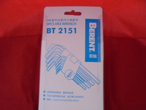 BERENT 9pc Hex Wrench Sets, 1.5 To 10mm | eBay Australia