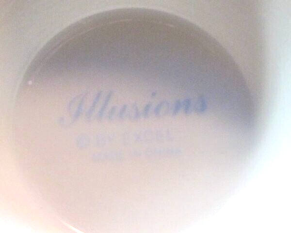 Illusions by Excel Center Stage Pattern Lot of 2 Footed Cups | eBay