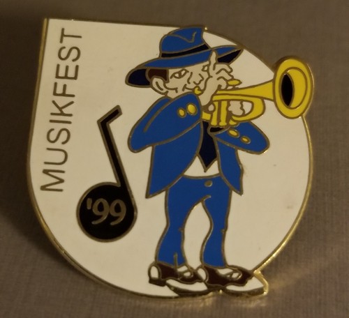 Vintage NWOT Musikfest 1999 Bethlehem PA Souvenir Enamel Lapel Pin | eBay