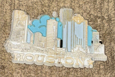 Vintage Souvenir Refrigerator Magnet Houston Texas | eBay