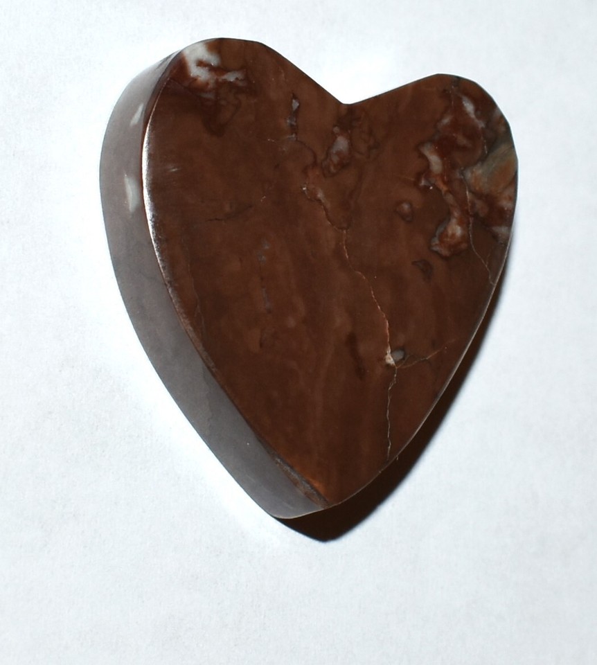 Flowering Blue Ridge Jade Chocolate Heart Hand Carved Ridge North ...