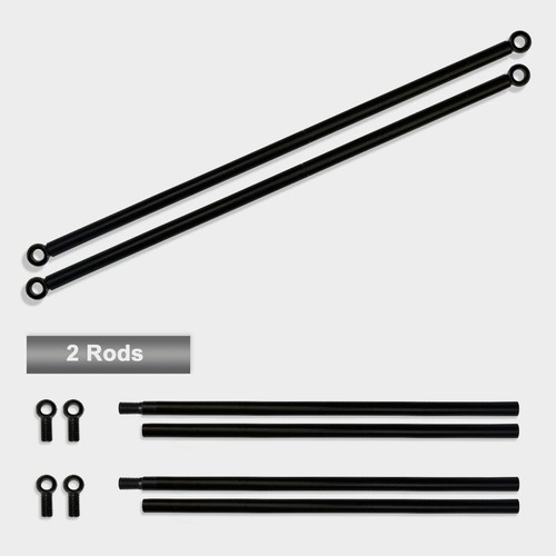 Heavy Duty Weighted Metal Rods with Eye Loops for Pergola Canopy Shade ...