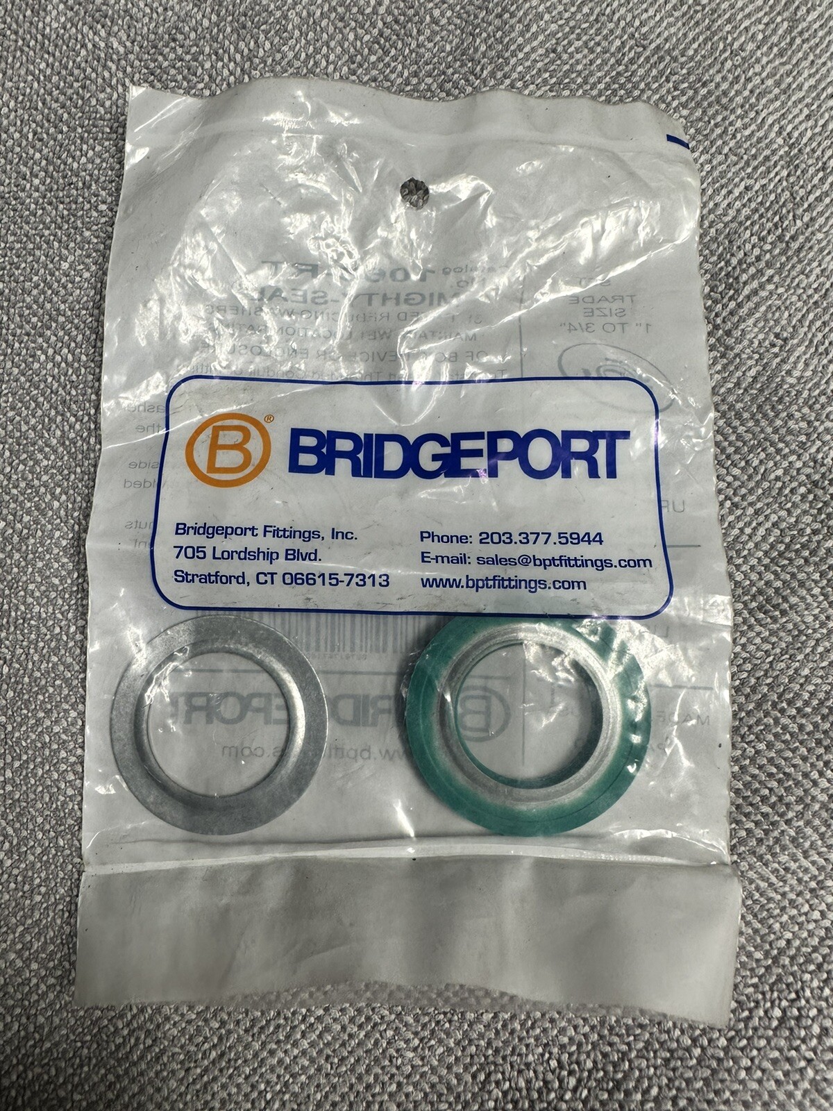 Bridgeport 1063-RT Mighty-Seal 1" to 3/4" Raintight Reducing Washers ...