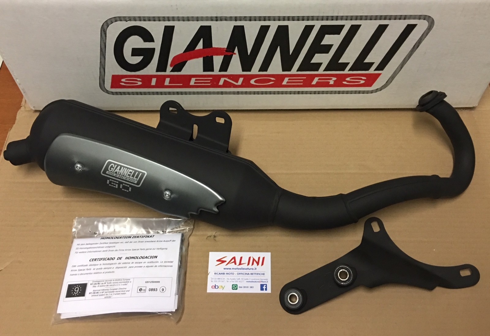 Silencieux GO Aprilia SR 50 Ditech 2004 Moteur Piaggio - GIANNELLI ...