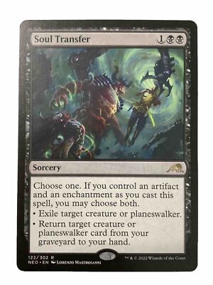 MTG NEO: Soul Transfer (Sorcery) Regular Rare 122/302 | eBay Australia