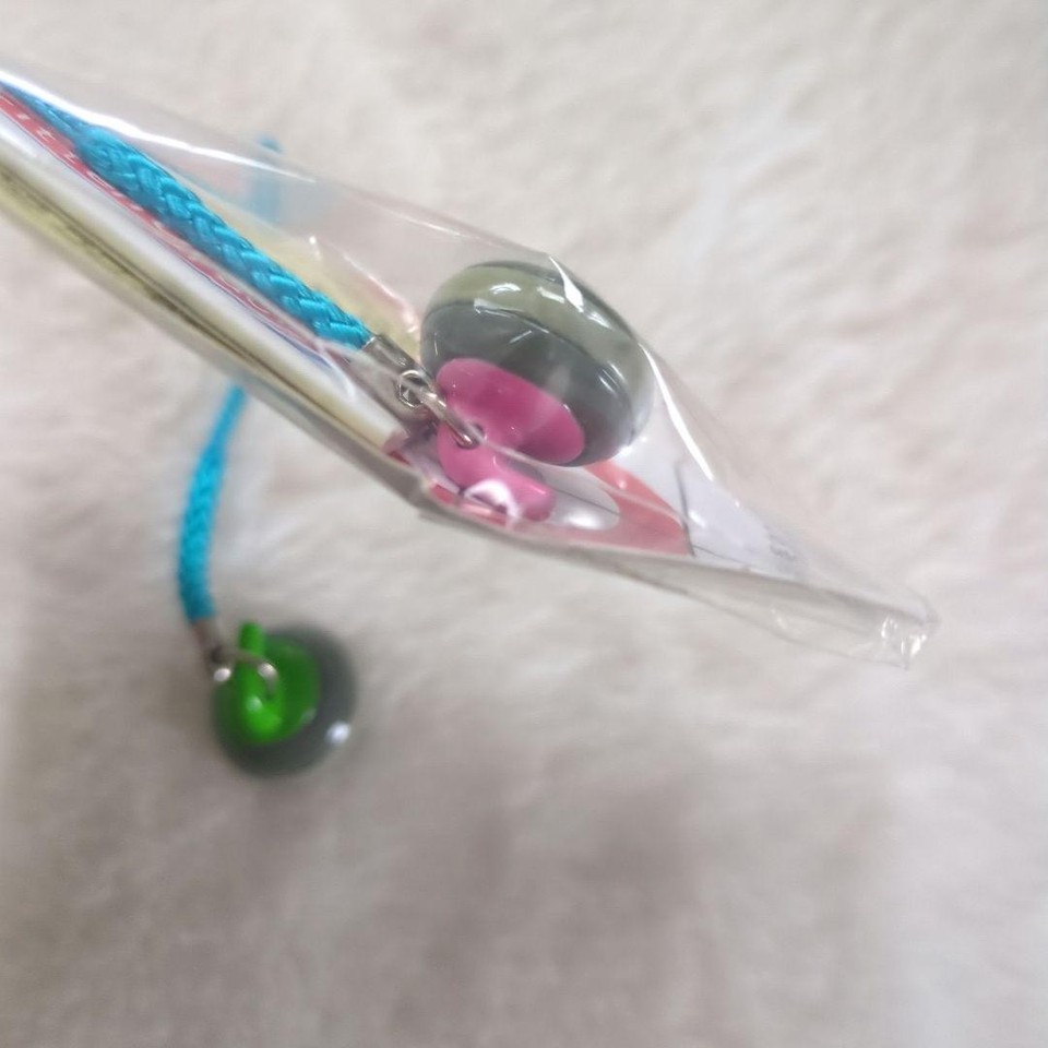 Hokkaido Curling Stone Amulet Set of 2 Pink Unopened Green Keychain ...
