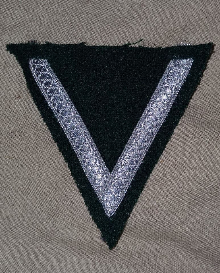M36 Army Gefreiter Sleeve Rank Chevron Patch/Badge. WW2 German ...