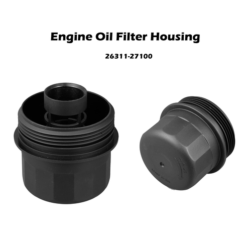 26311-27100 Engine Oil Filter Housing Cap Cover for Hyundai Accent 2002 ...
