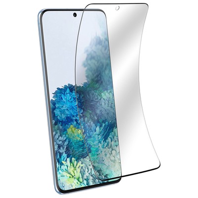 Screen Protector for Samsung S20 Ultra-flexible Curved edges Black ...