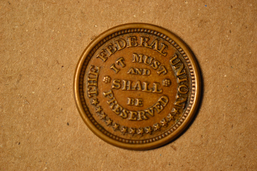 (1861-1865) Civil War Token- The Federal Union/ Army & Navy- EF/AU | eBay