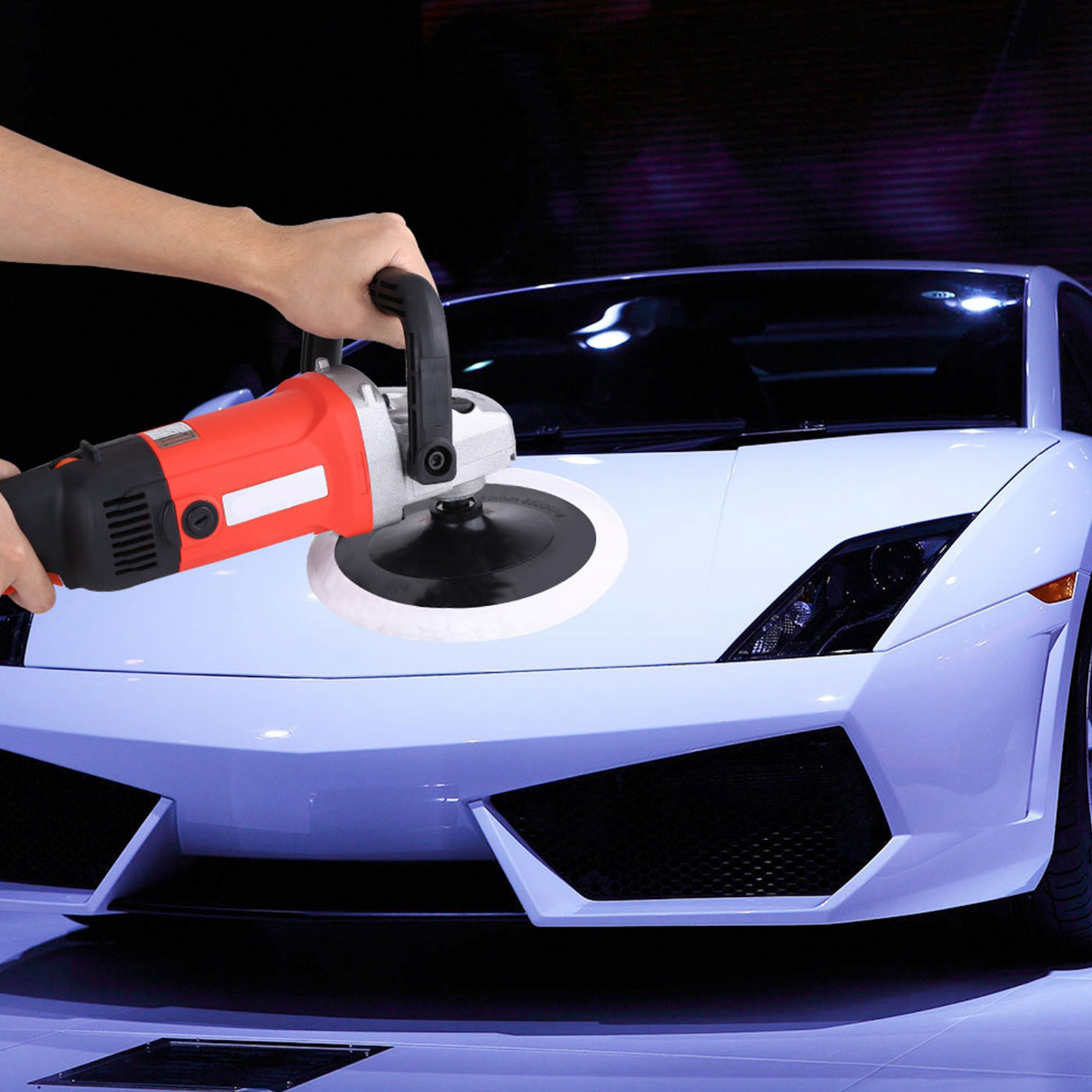 7" Electric Car Polisher Auto Body Sander Buffer Machine Polishing ...