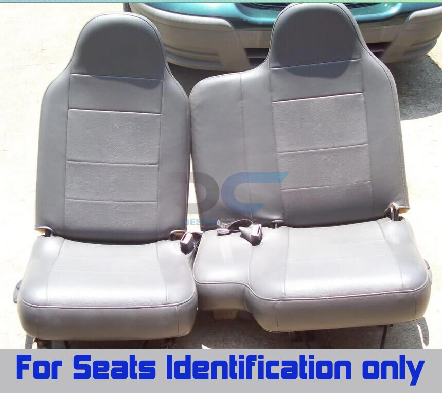Truck Pickup Seat Covers 60-40 Bench Blk-Charcoal Fits Ford Ranger 1998 ...