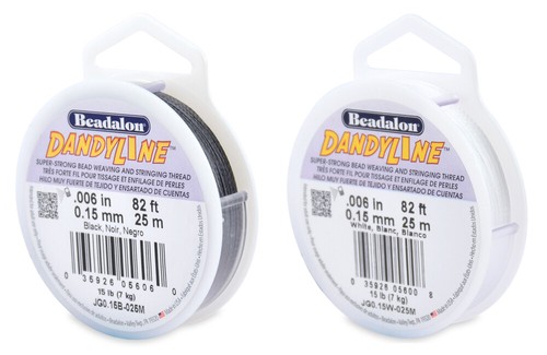 Beadalon® DandyLine™ Braided Thread for Bead Stringing & Weaving ...