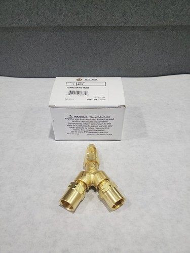 Western 402 Water, Industrial Air, Valved Y Connection, No Shut Off 5/8 ...