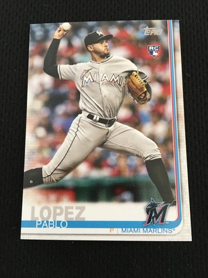 PABLO LOPEZ ROOKIE LIMITED TOPPS MINI 2019 BASEBALL CARD !! | eBay