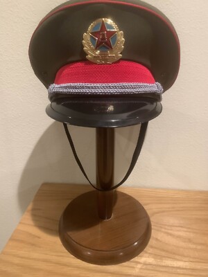 Chinese Army PLA Type 85 Service Dress Parade Uniform Visor Cap Size 61 ...
