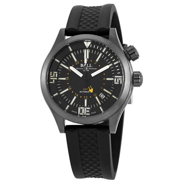 BALL Engineer Master II Diver Automatic Black Dial Men's Watch Dg1020a ...