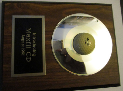 Dunlap golf ball plaque maxfii cd GOLF MEMORABILIA | eBay