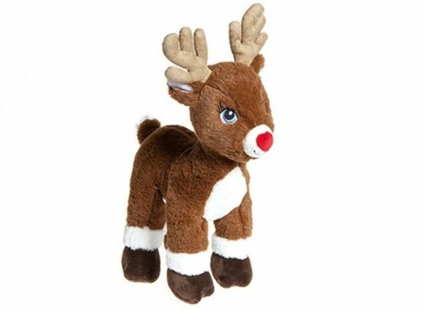 30cm Cuddly Rudolph Reindeer Animal Plush Soft Stuffed Toy Xmas Gift ...
