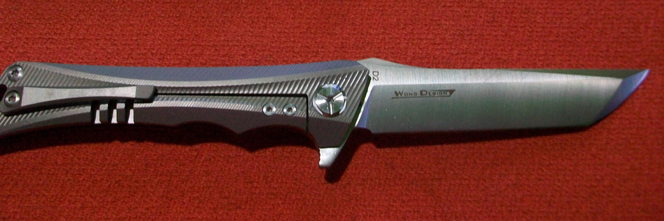 TwoSun TS59 Polaris TANTO - BEST PRICE - D2 blade, Titanium, Flipper ...