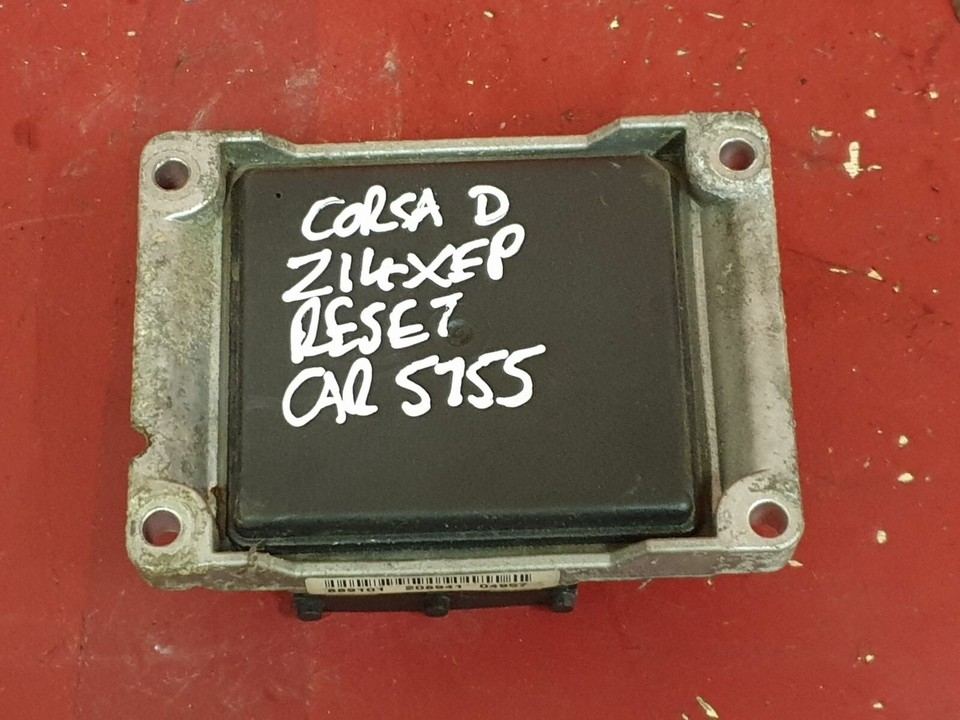 VAUXHALL CORSA D 1.4 16V Z14XEP ENGINE ECU TECH2 RESET 55557934 AY ...