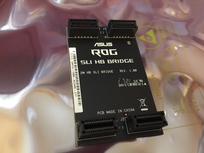 ASUS ROG SLI HB BRIDGE 2M HB SLI BRIDGE, ROG CROSSHAIR VI HERO ...