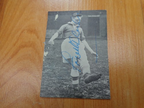 ORIGINAL SIGNED CHELSEA MAN UTD 1950S FRANK BLUNSTONE NEWSPAPER CUTTING ...