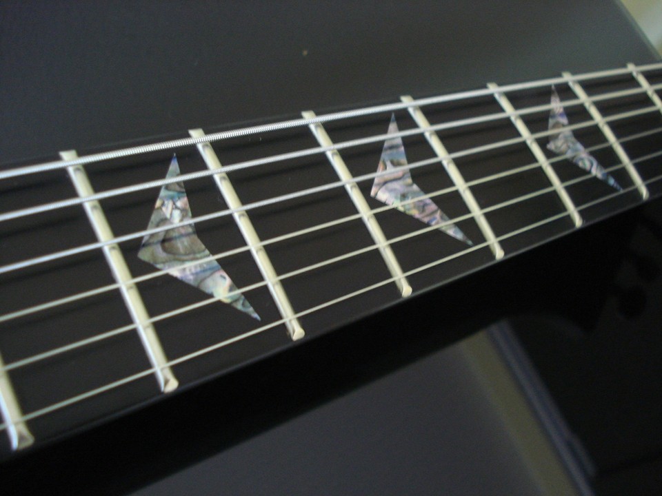 V Custom ABALONE Fret Markers Inlay Sticker Decal for ANY BASS and ...