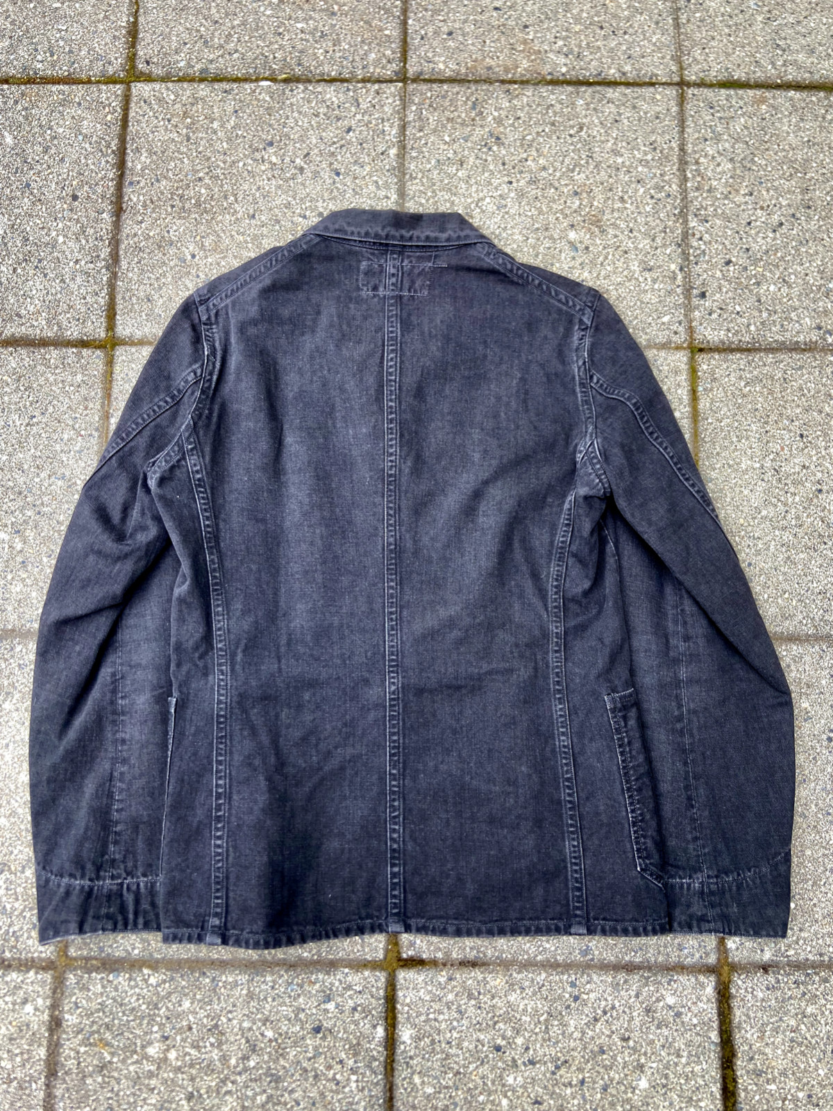 Freewheelers Black Cotton Conductor Jacket Chore Coat… - Gem