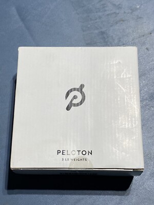 Peloton 3 pound Dumbbell weights, black. Brand new in the box. Unopened ...
