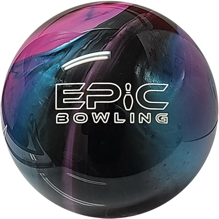Epic Unruly Aqua Coral Graphite Urethane Bowling Ball | eBay